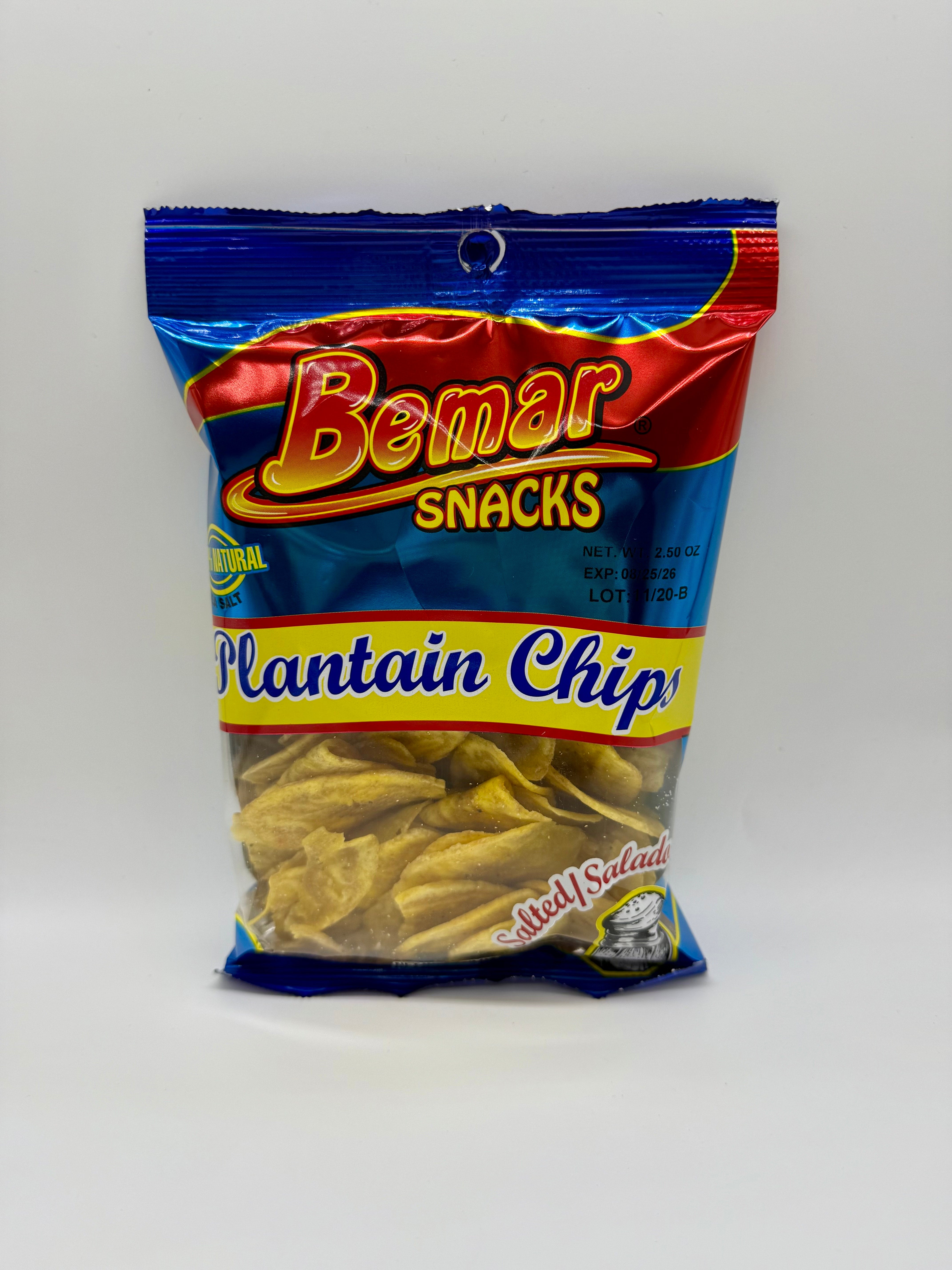 Bemar Snacks Plantain Chips Salted