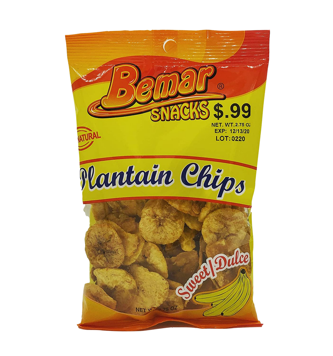 Plantain Chips Sweet – Bemar Snacks